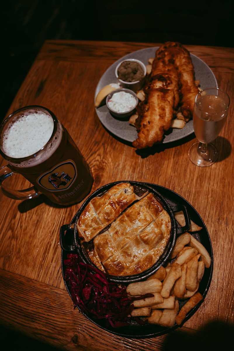 Eating at The Wilson Arms