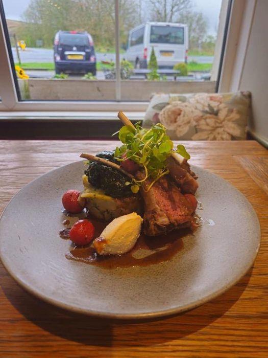 Eating at The Wilson Arms
